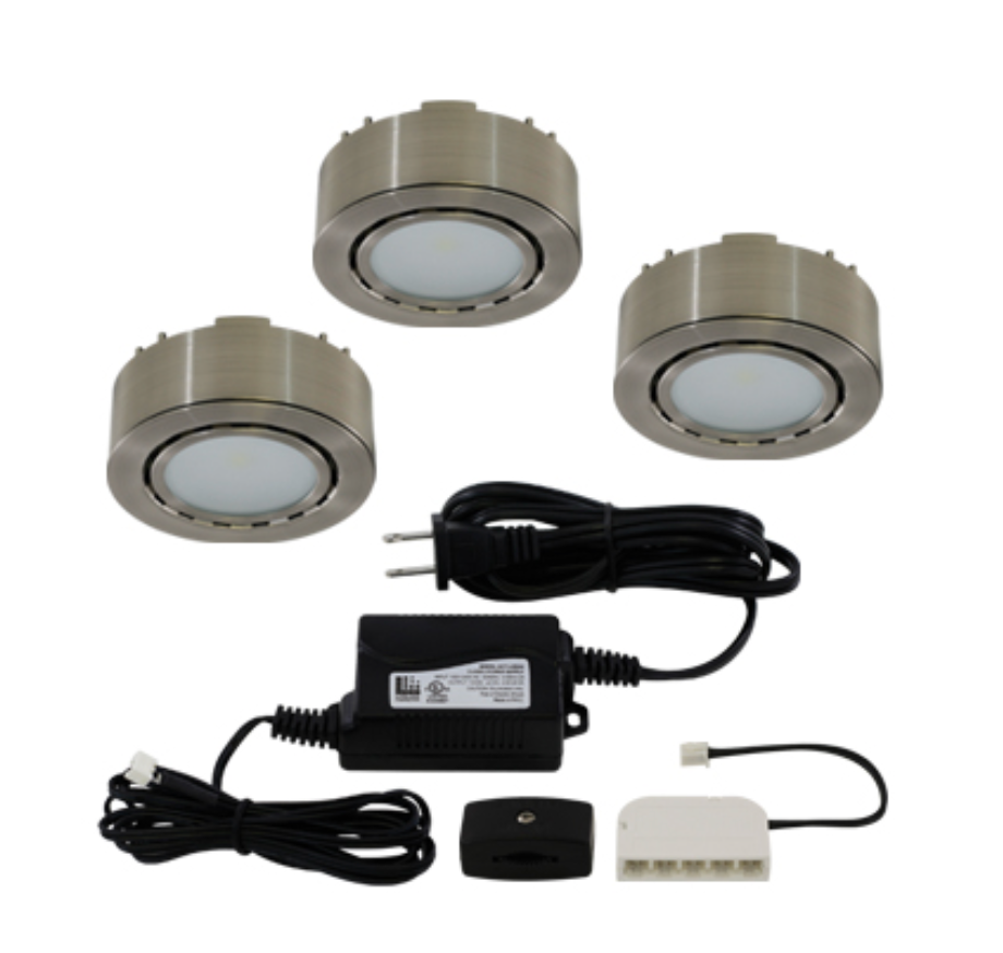 Liteline Undercabinet Puck Light 3pack Kits – Vaughan Electrical Supply